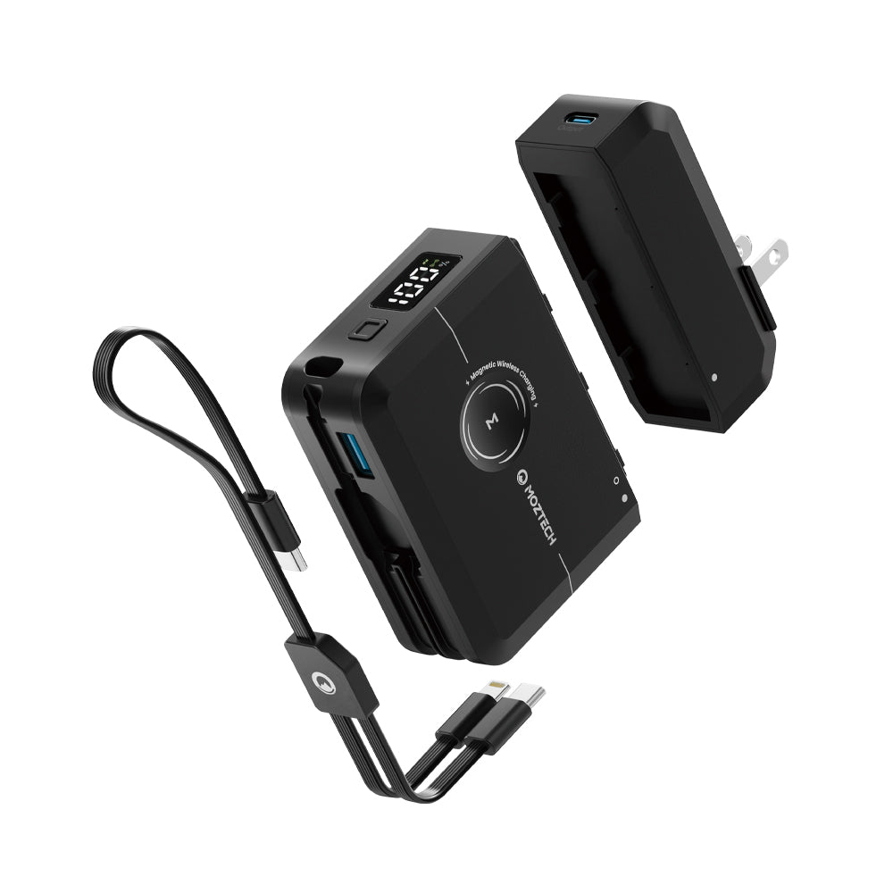 ARK Power Bank Max: 10000mAh 45W GaN Fast Charger for Laptops, Phones, Switch 2 – MOZTECH Global