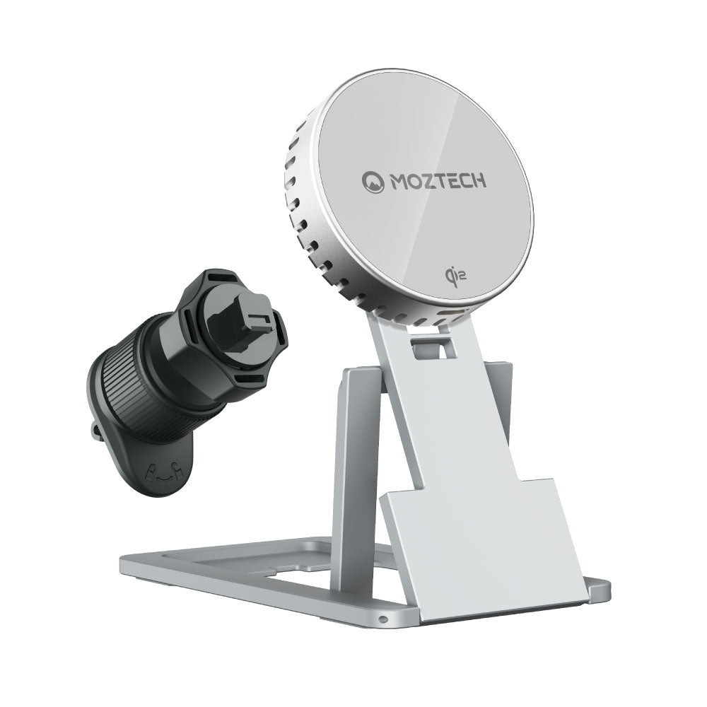 Moztech Qi2 Magnetic Charging Pad with Cooling Fan – Fast 15W Wireless ...